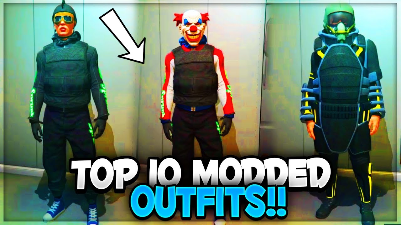 GTA 5 Online - "BEST TOP 10 MODDED OUTFITS" *After Patch 1.39* (GTA 5 ...