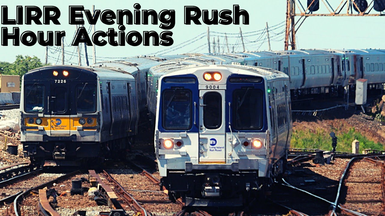 LIRR Evening Rush Hour Actions at Jamaica|Long Island Railroad - YouTube