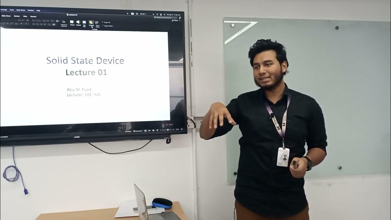 Solid State Electronics | Lecture-01 | EEE | Fuad | University of Scholars - YouTube