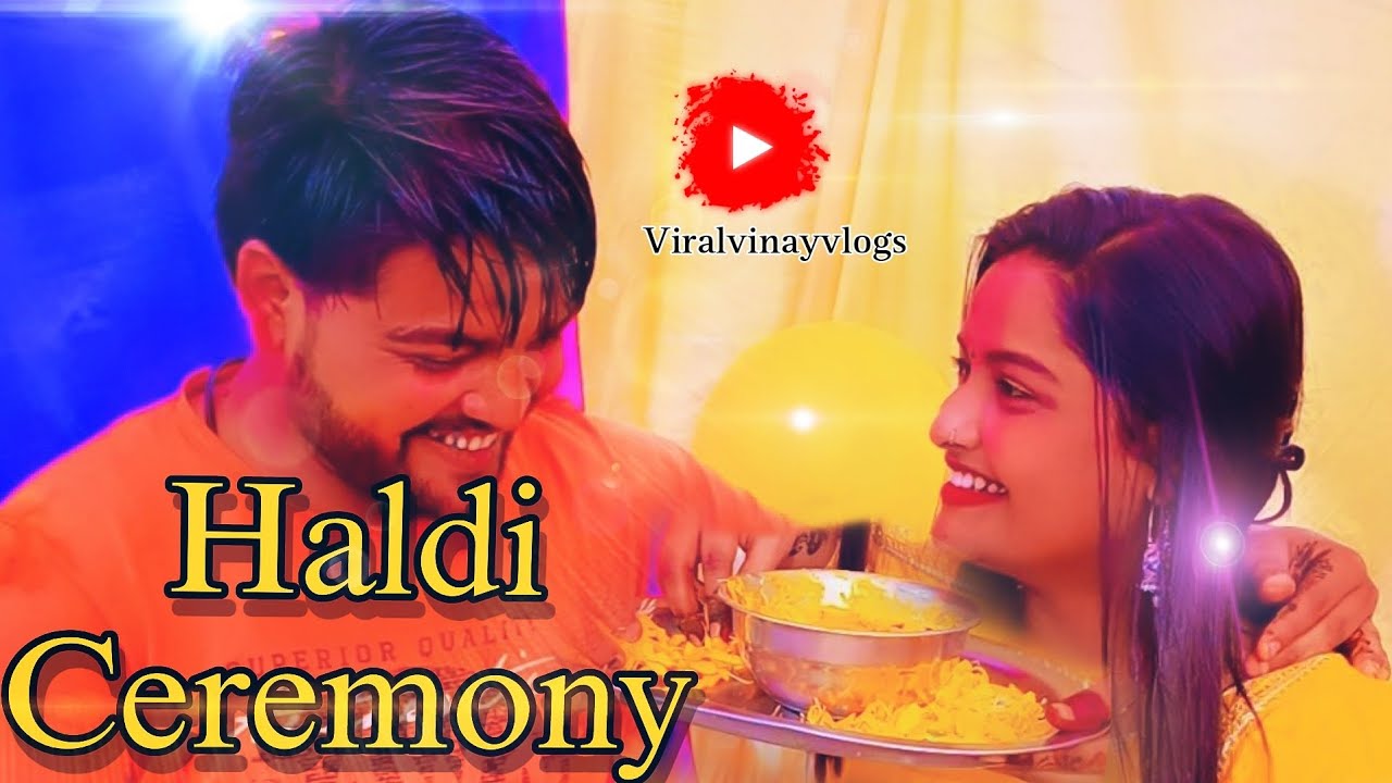 Haldi Ceremony Vlog| Haldi Lag Gayi Bhaiya Ko| Koiripur | #Viralvinay ...
