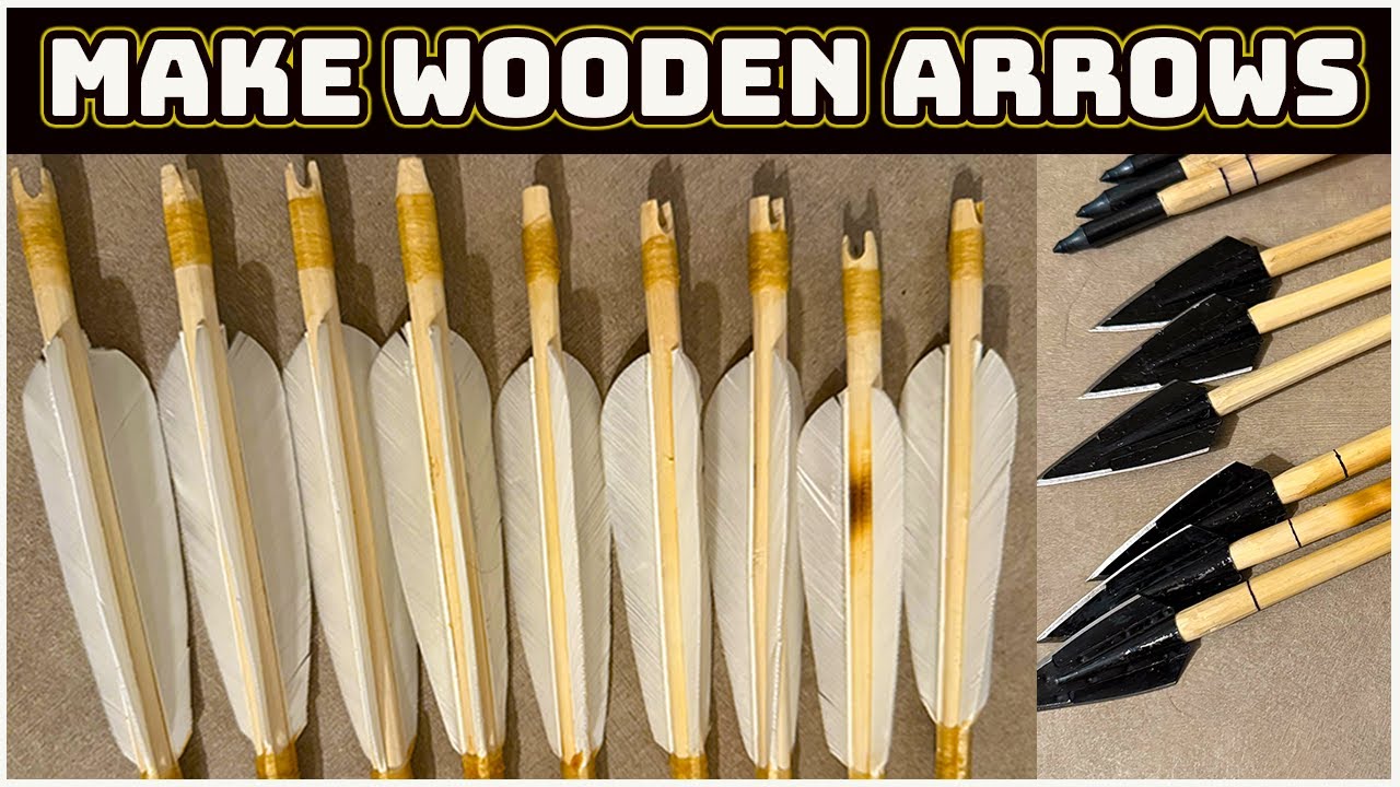 Making Homemade Arrows Is Easier Than You Think! - YouTube