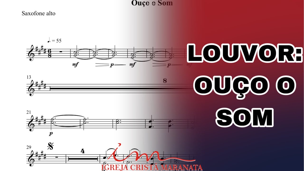 ARRANJO: Ouço o Som - Saxofone Alto (ICM) 🎷 - YouTube