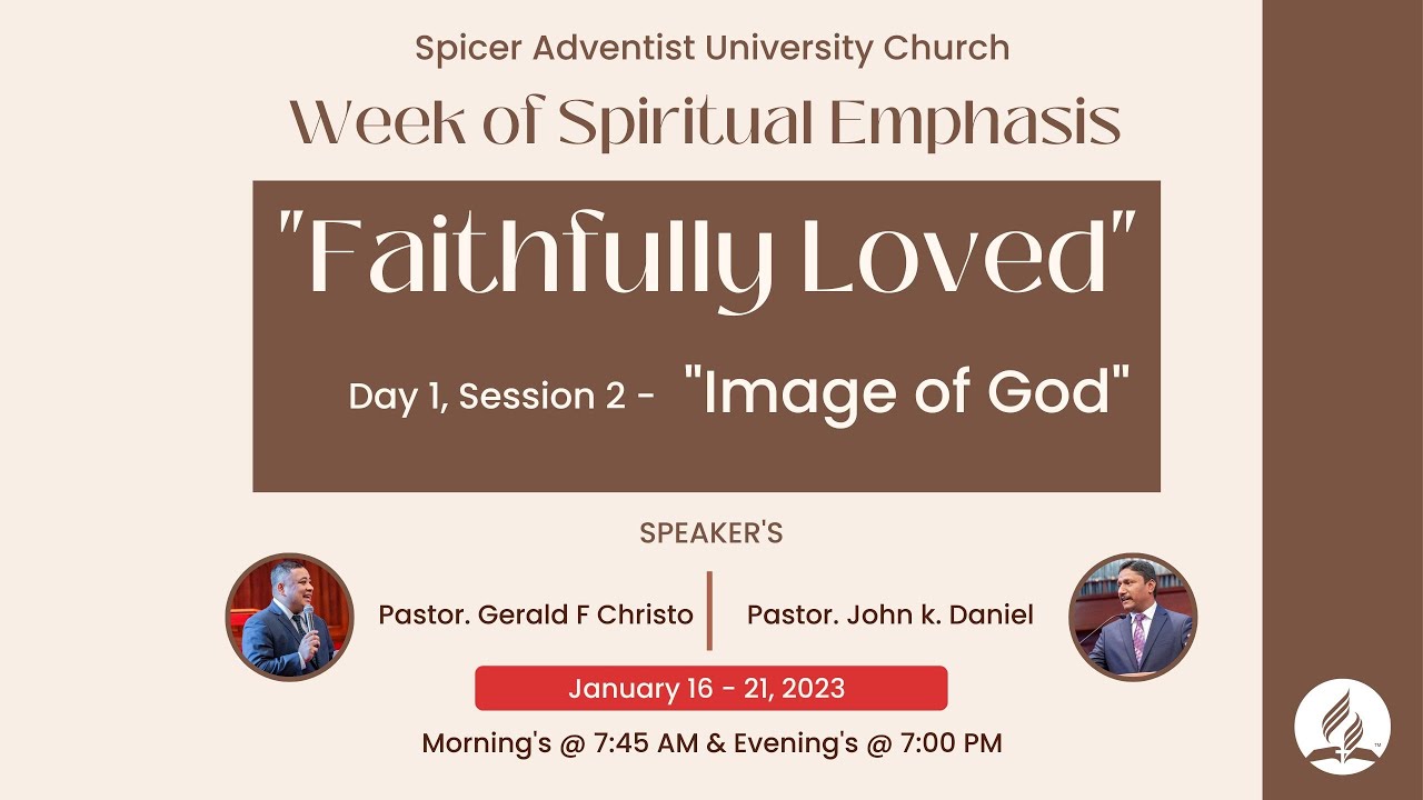 Week of Spiritual Emphasis | Day 1 | Session 2 | Image of God - YouTube