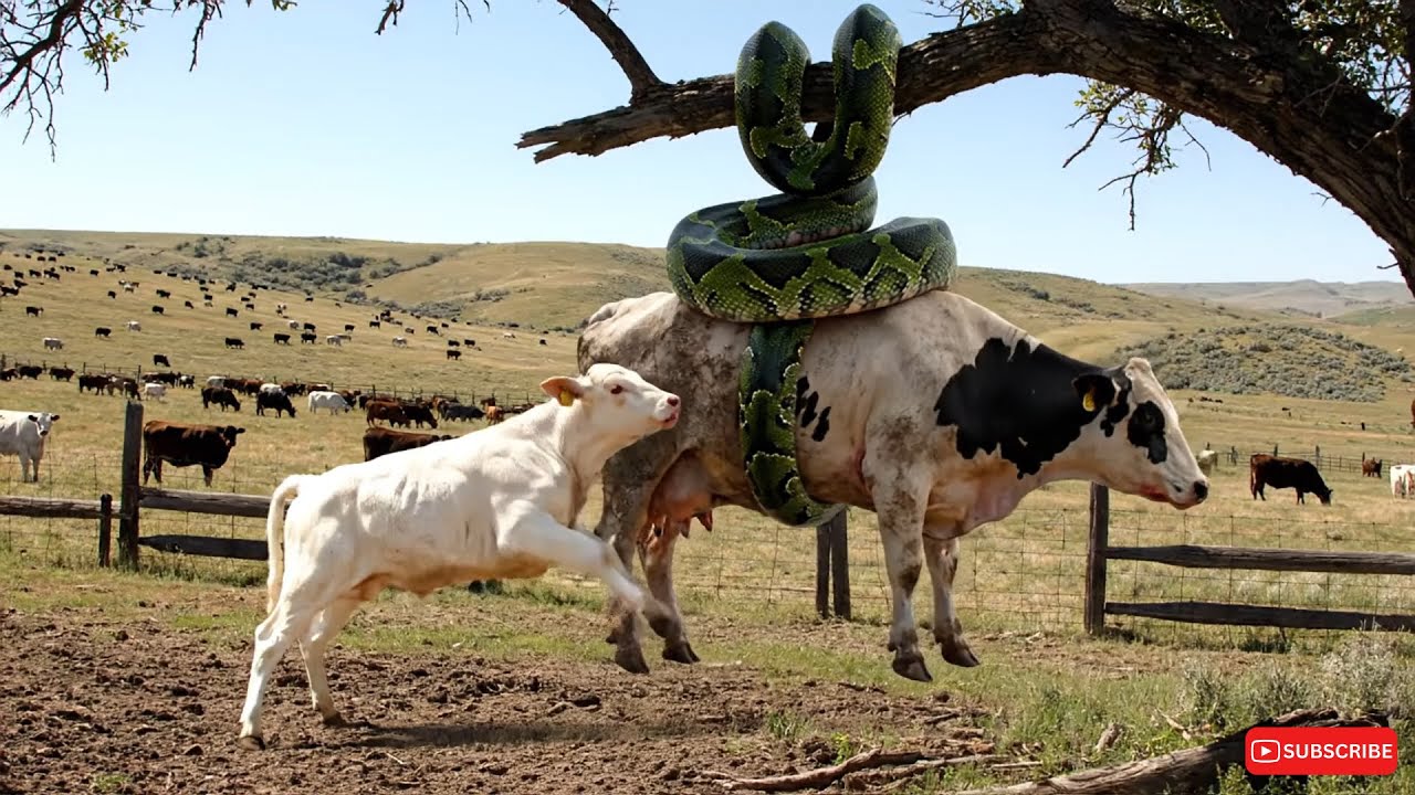 Rescue animal: Smart Calf Seeks Help To Rescue Its Mother Cow From ...