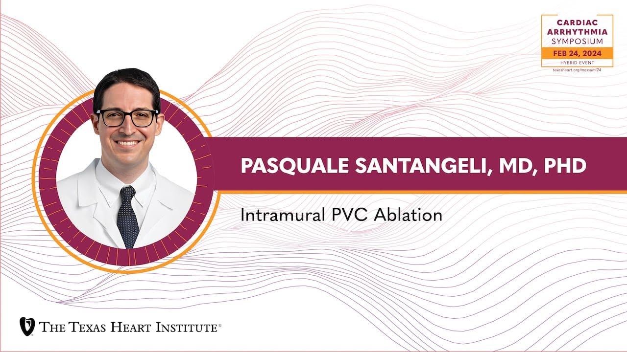 Pasquale Santangeli, MD, PhD | Intramural PVC Ablation - YouTube