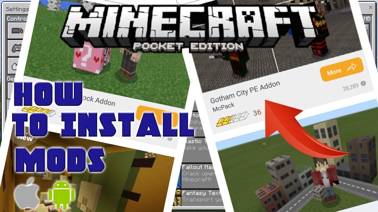 How to Install Minecraft Mods & Addons on iOS & Android for FREE ...
