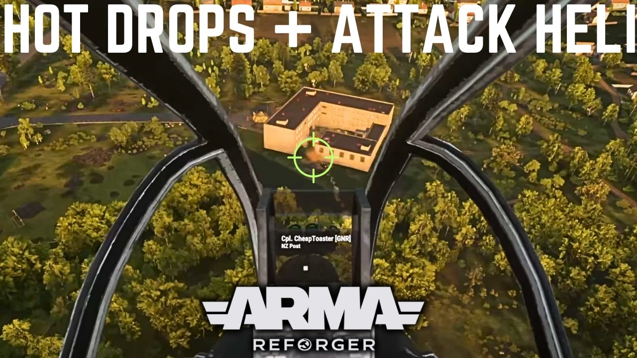 Hot Drops and Attack heli gameplay| Arma Reforger - YouTube