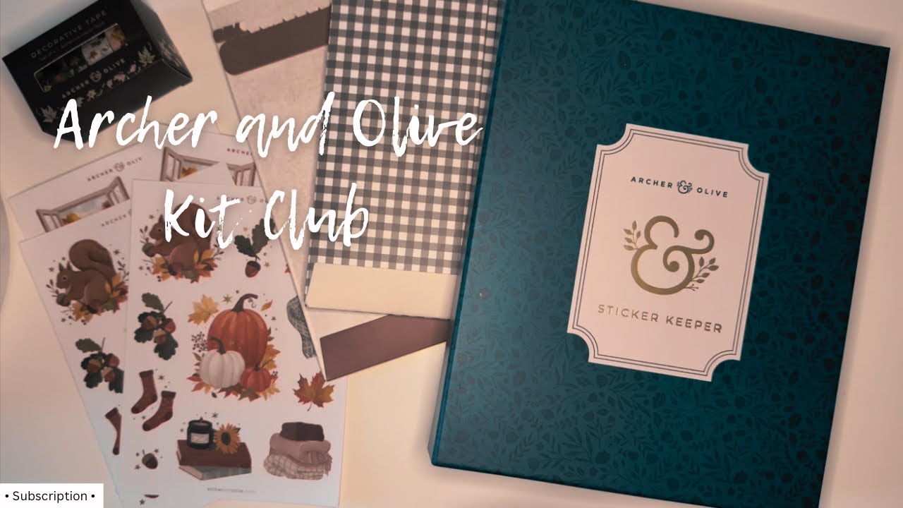 Archer and Olive Kit Club Subscription - YouTube