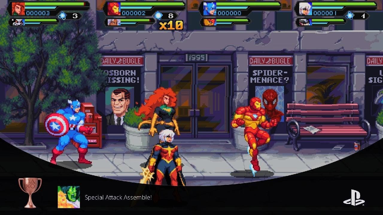 MARVEL Cosmic Invasion, Special attack assemble trophy - YouTube