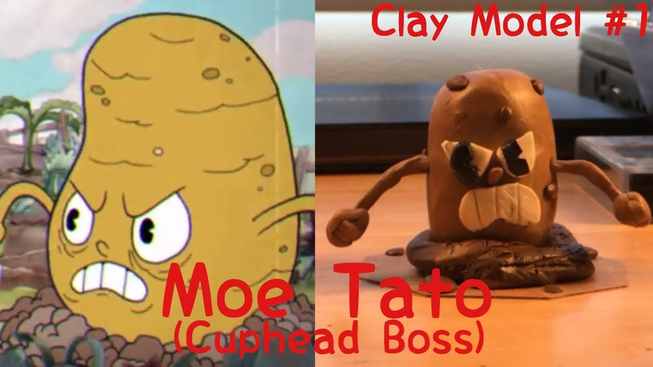Making Moe Tato Boss from Cuphead | Lets Clay Episode 1 - YouTube