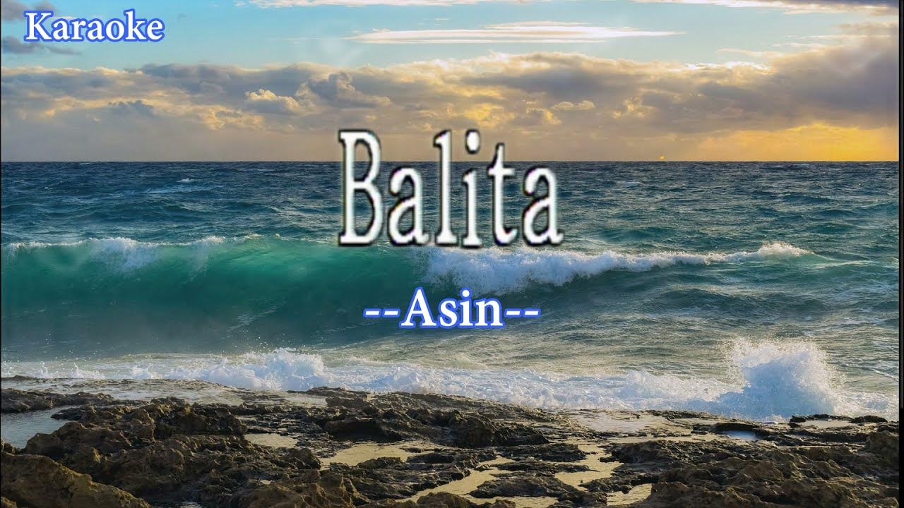 Balita- ASIN- (Karaoke Version) - YouTube