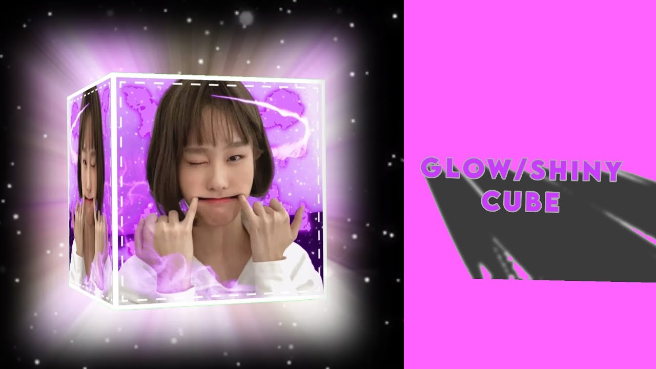 Glow/shiny cube tutorial / VIDEO STAR - YouTube