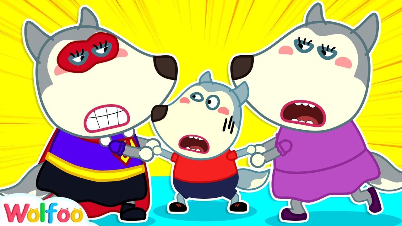 [Wolfoo Cartoon] Wolfoo, Who Is the Best Mommy - Wolfoo Learns Good ...