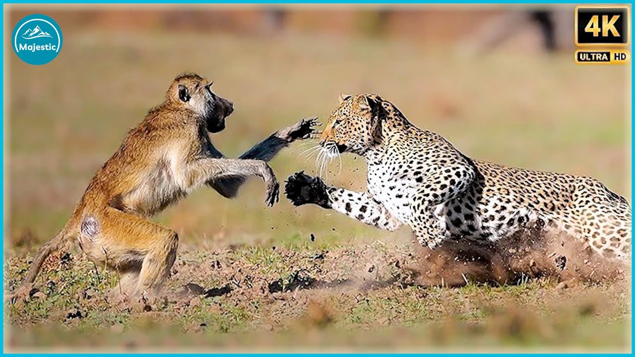 THE LEOPARD’S FIERCE STRIKES : Unbelievable Attacks Caught On Camera ...