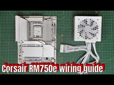 Corsair RM750e PSU wiring and setup guide (detailed guide)