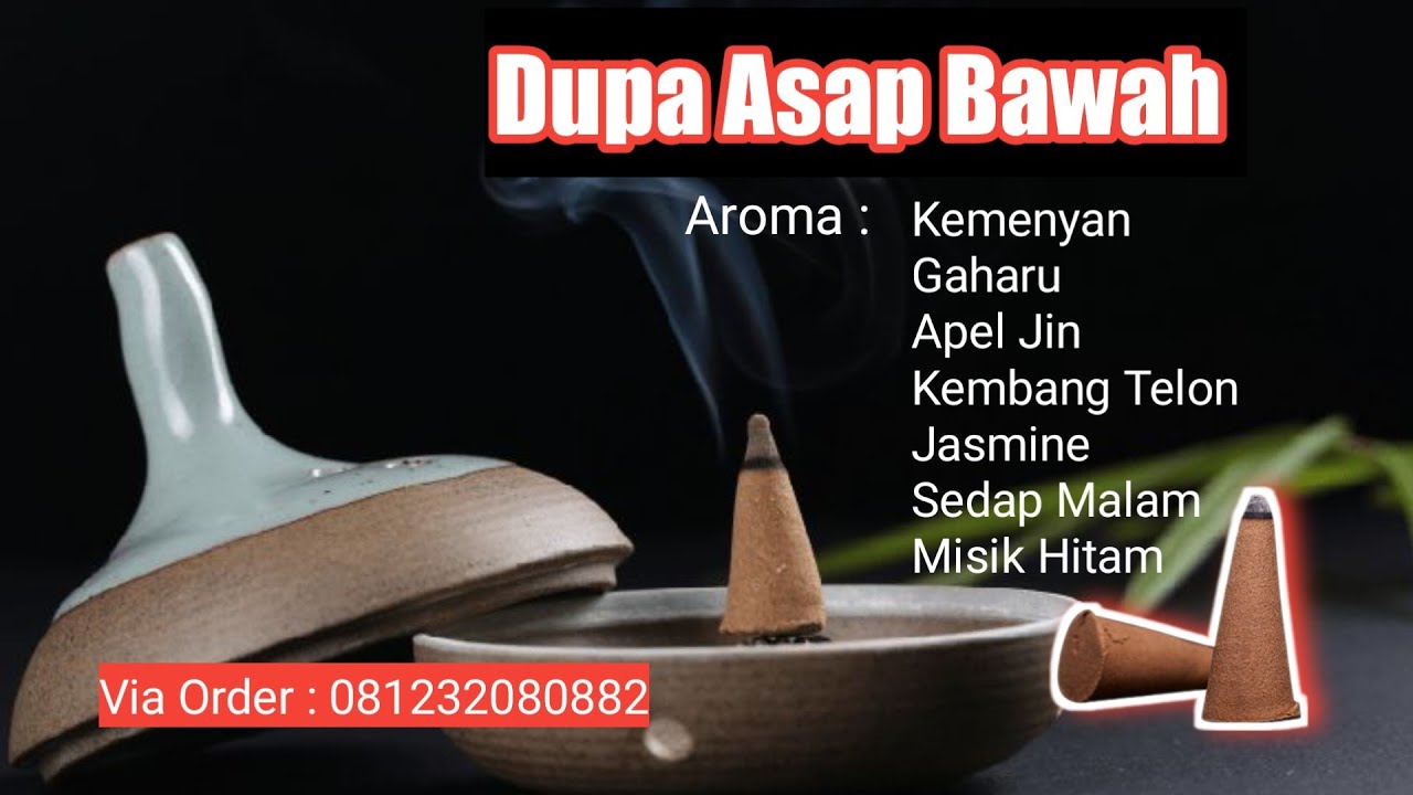 Pengiriman Dupa Aroma Asap Bawah Gaharu Misik Hitam Apel Jin Kemenyan ...