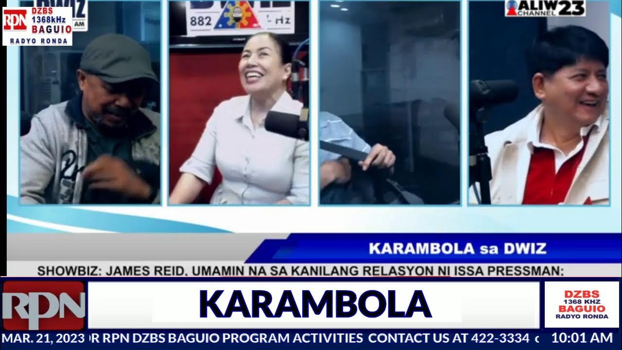 KARAMBOLA SA DWIZ | MARCH 21, 2023DWIZ 882 MANILA sa RPN - YouTube