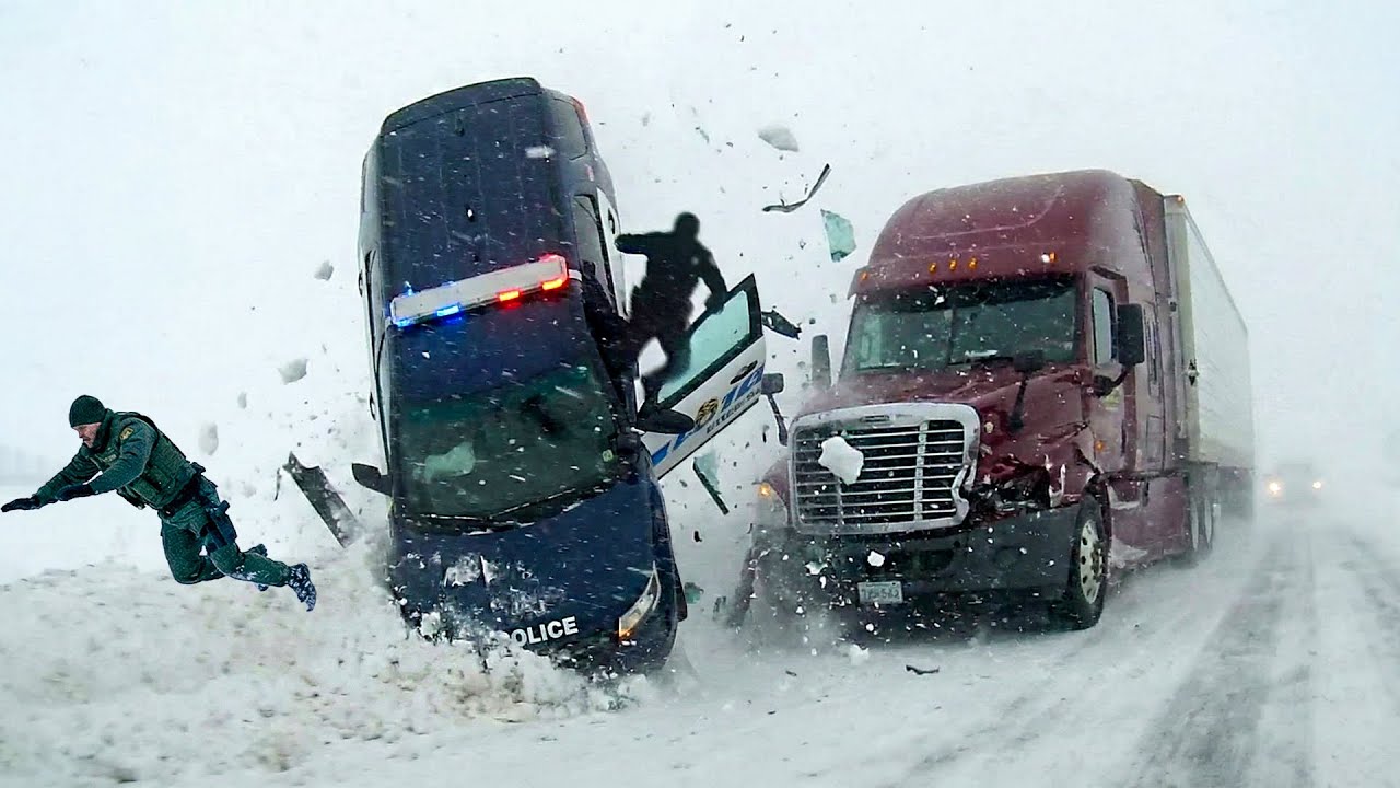 Idiots With Diesel Trucks: Ice Road Madness Caught On Camera | EXTREME ...