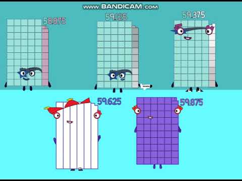 Numberblocks Band Eighths 48 - YouTube