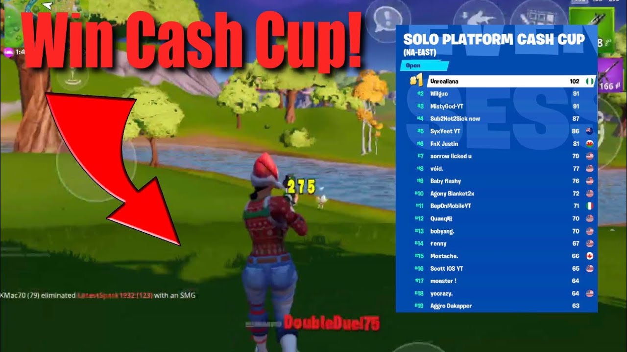 Winning Fortnite Mobile Platform Cash Cup! - YouTube