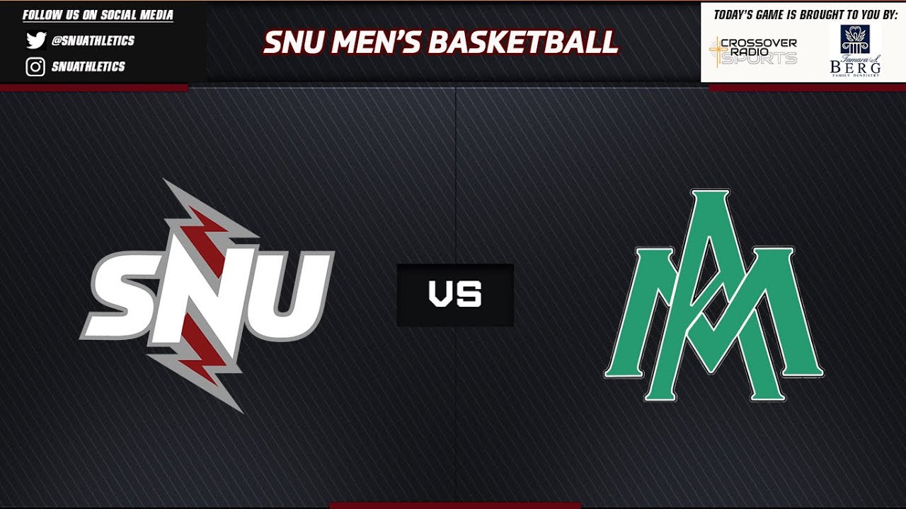 SNU Men's Basketball vs. Arkansas-Monticello - YouTube