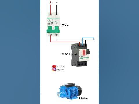 How to connect 3 phase MPCB to single phase motor? CSQ MCB | MPCB | Motor Protection Circuit ...
