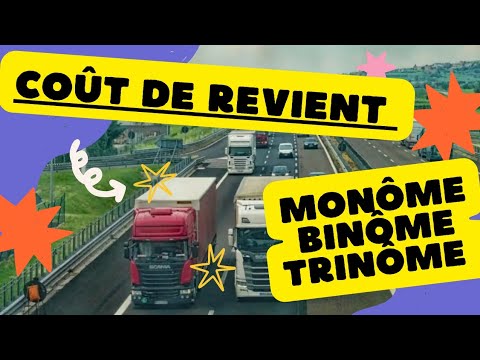 les formules monôme, binôme et trinôme pour calculer le coût de revient ...