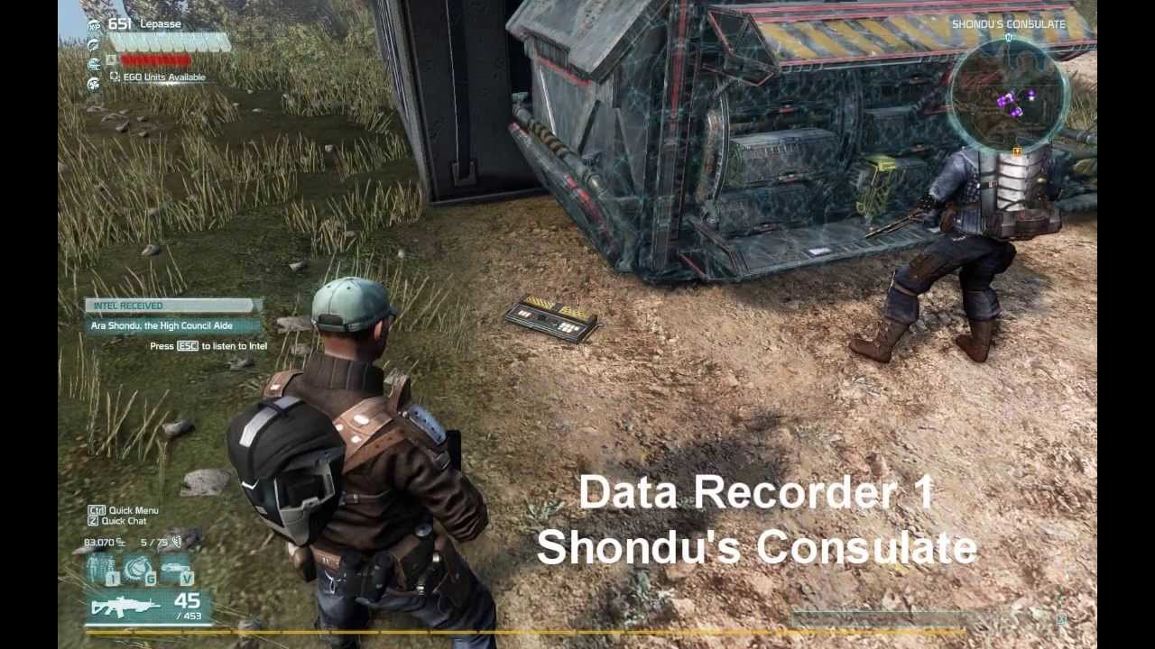 [Defiance: Gameplay] Armistice Event Data Recorder Locations - YouTube