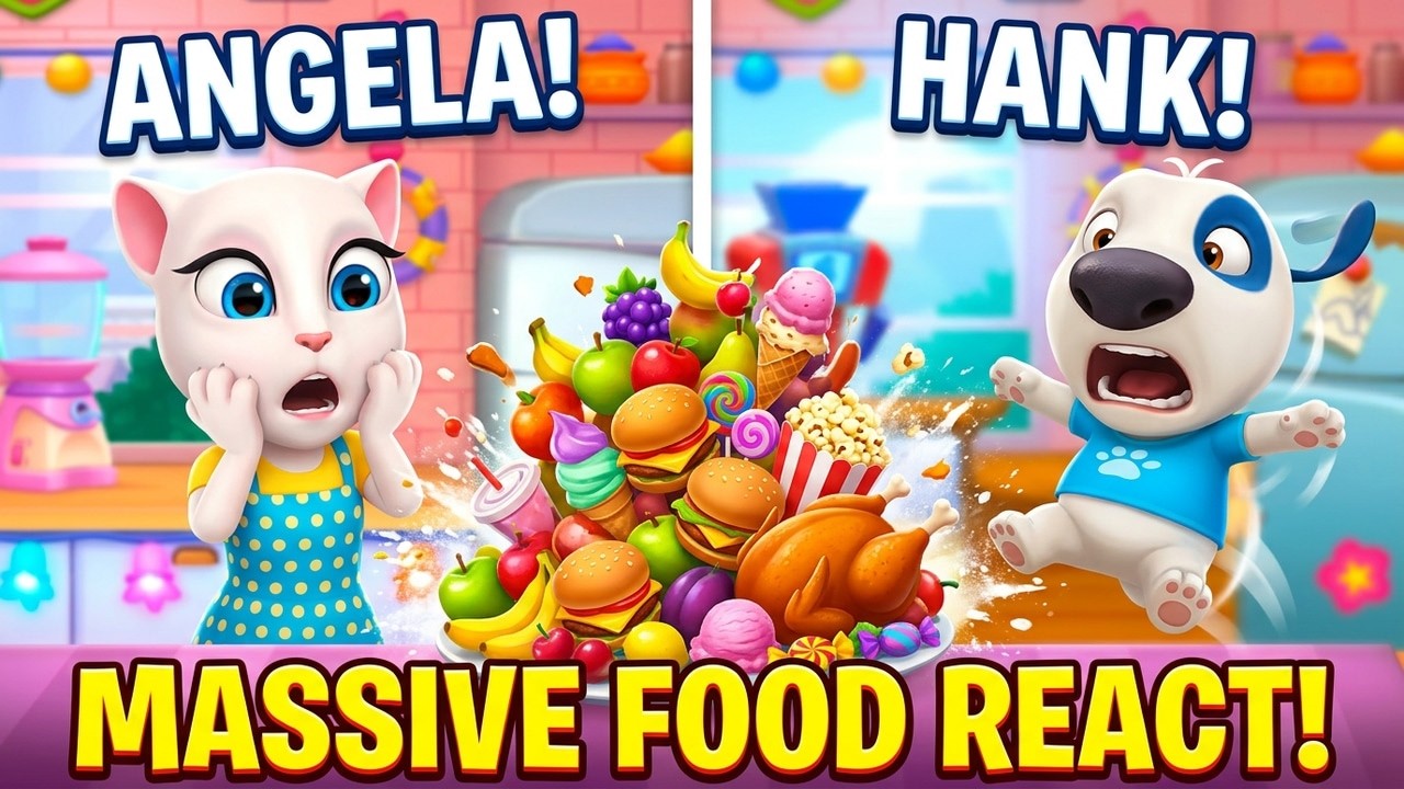 HOW ANGELA AND HANK REACT TO FOOD! - YouTube