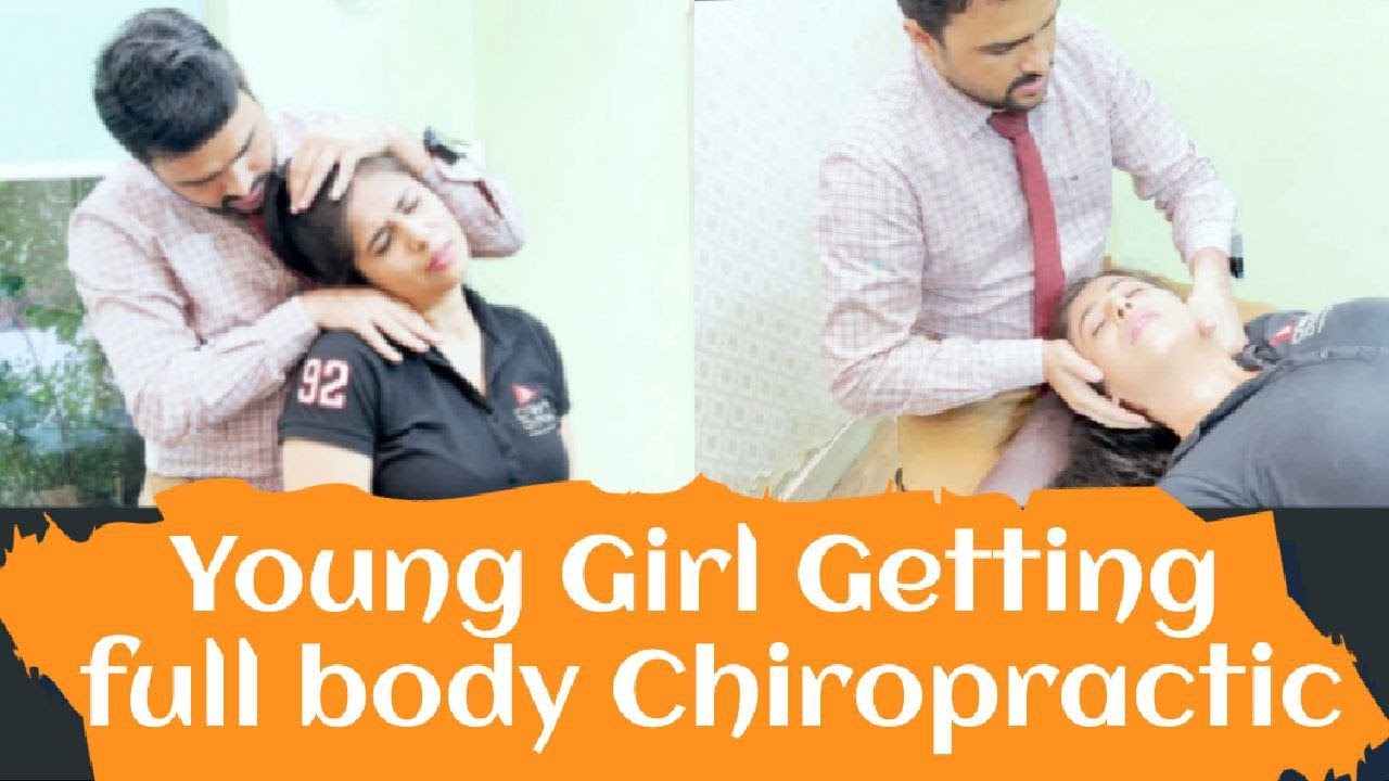 Young Girl Getting Full Body Chiropractic Crack | Dr Harish Grover ...