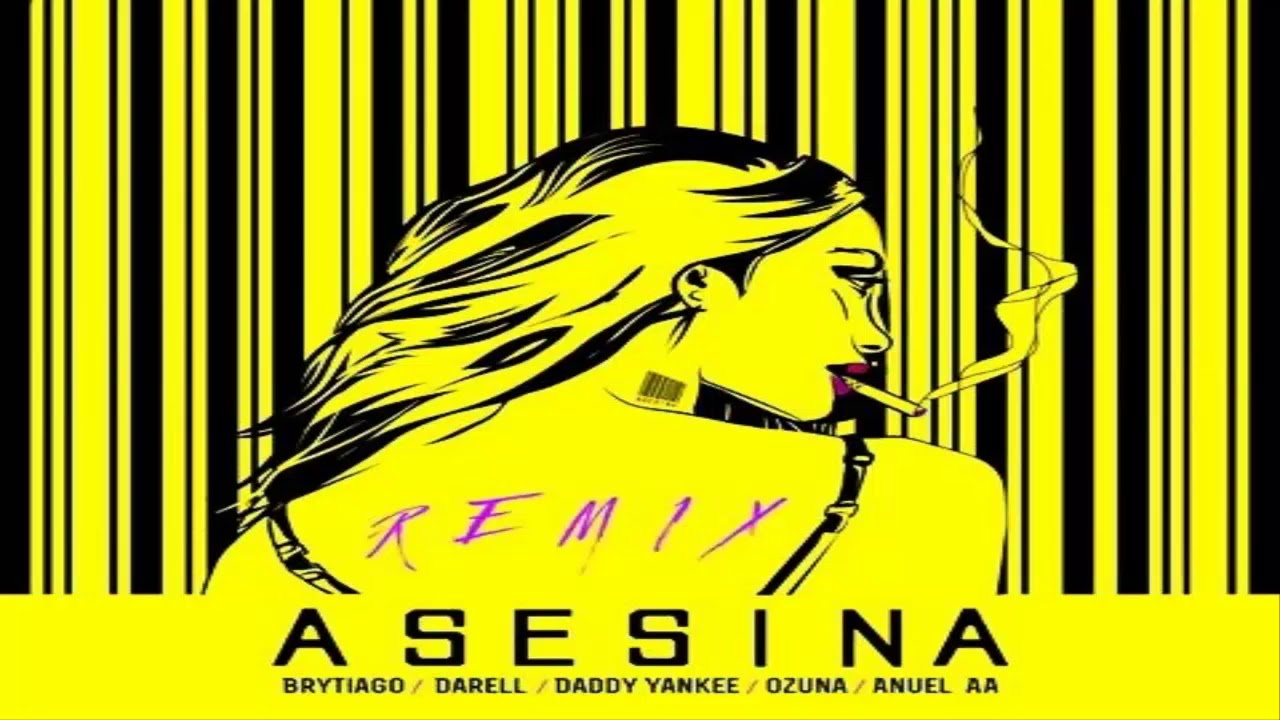 Instrumental Asesina Remix Brytiago Darell Daddy Yankee Ozuna Anuel AA ...