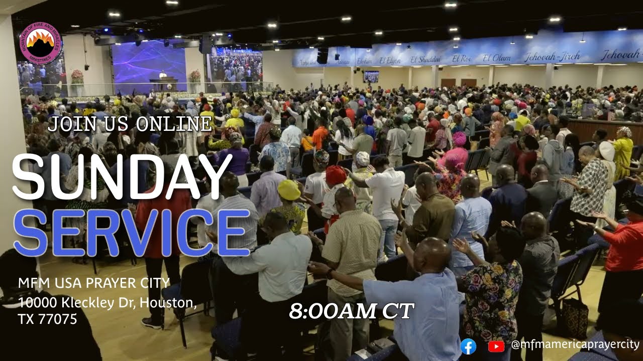 SUNDAY SERVICE | MFM America Prayer City - YouTube