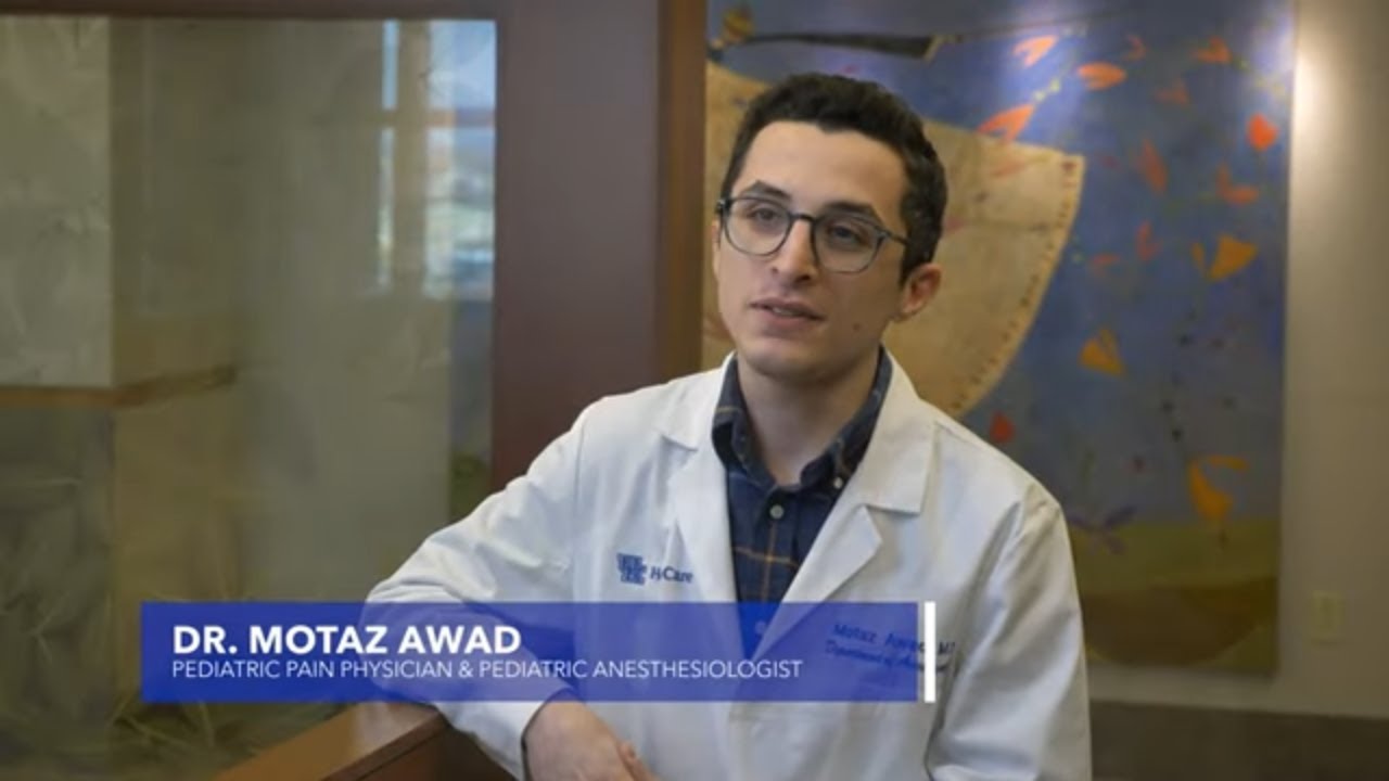Dr. Motaz Awad, Pediatric Pain Physician, Discusses Challenges Children ...
