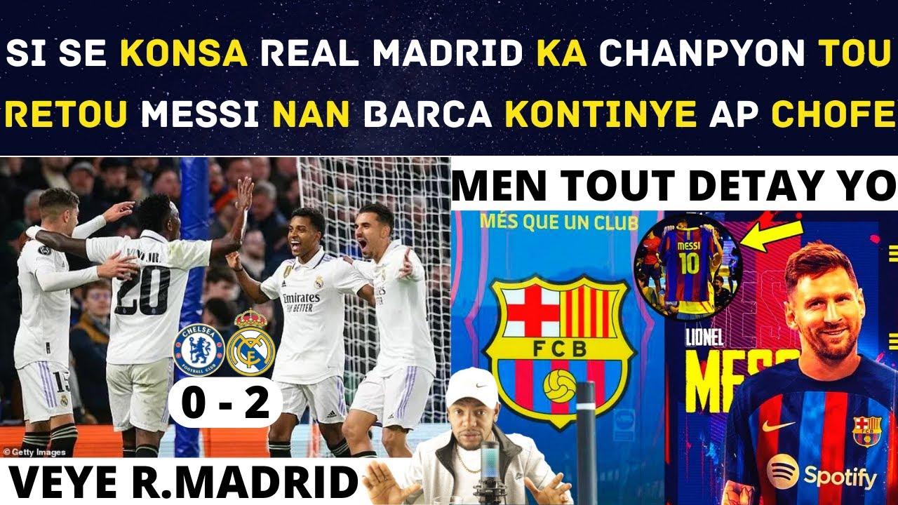 SI SE KONSA REAL MADRID KA CHANPYON TOU ( CHELSEA 0 - 2 REAL MADRID ...