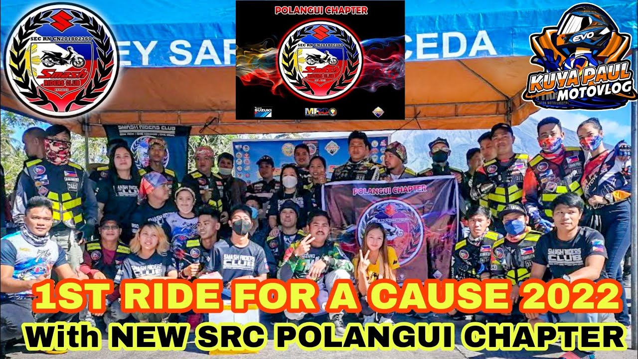 SMASH RIDERS CLUB 1ST RIDE FOR A CAUSE 2022 - YouTube