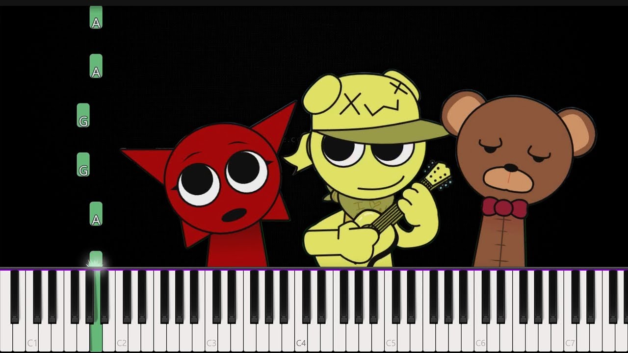 How to Play "Sprunki Retake (BONUS)" on Piano - YouTube