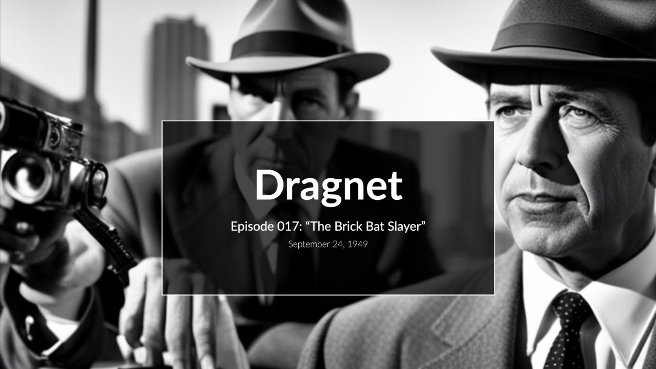 Dragnet - Episode 17: "The Brick Bat Slayer" - September 24, 1949 (Old ...