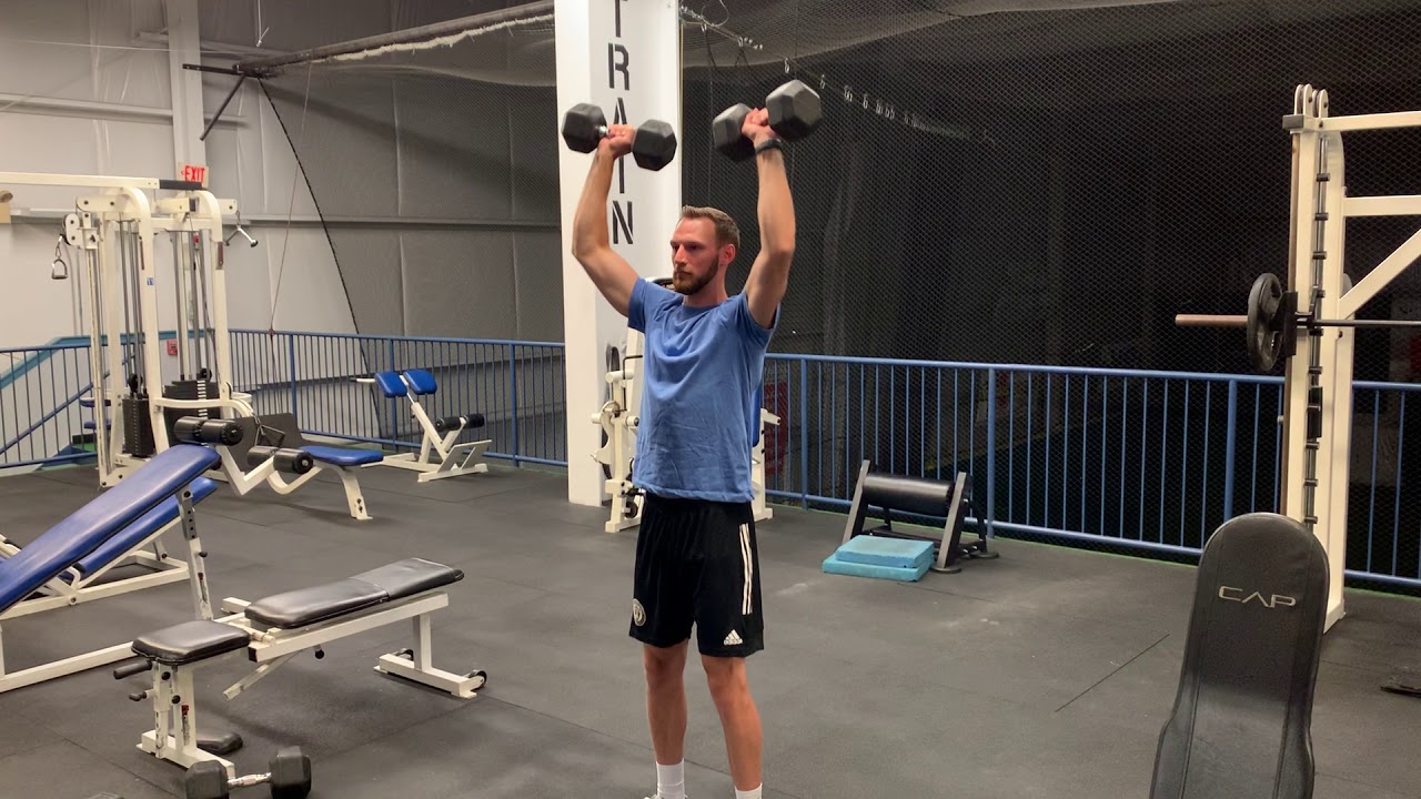 DB Overhead Press - YouTube