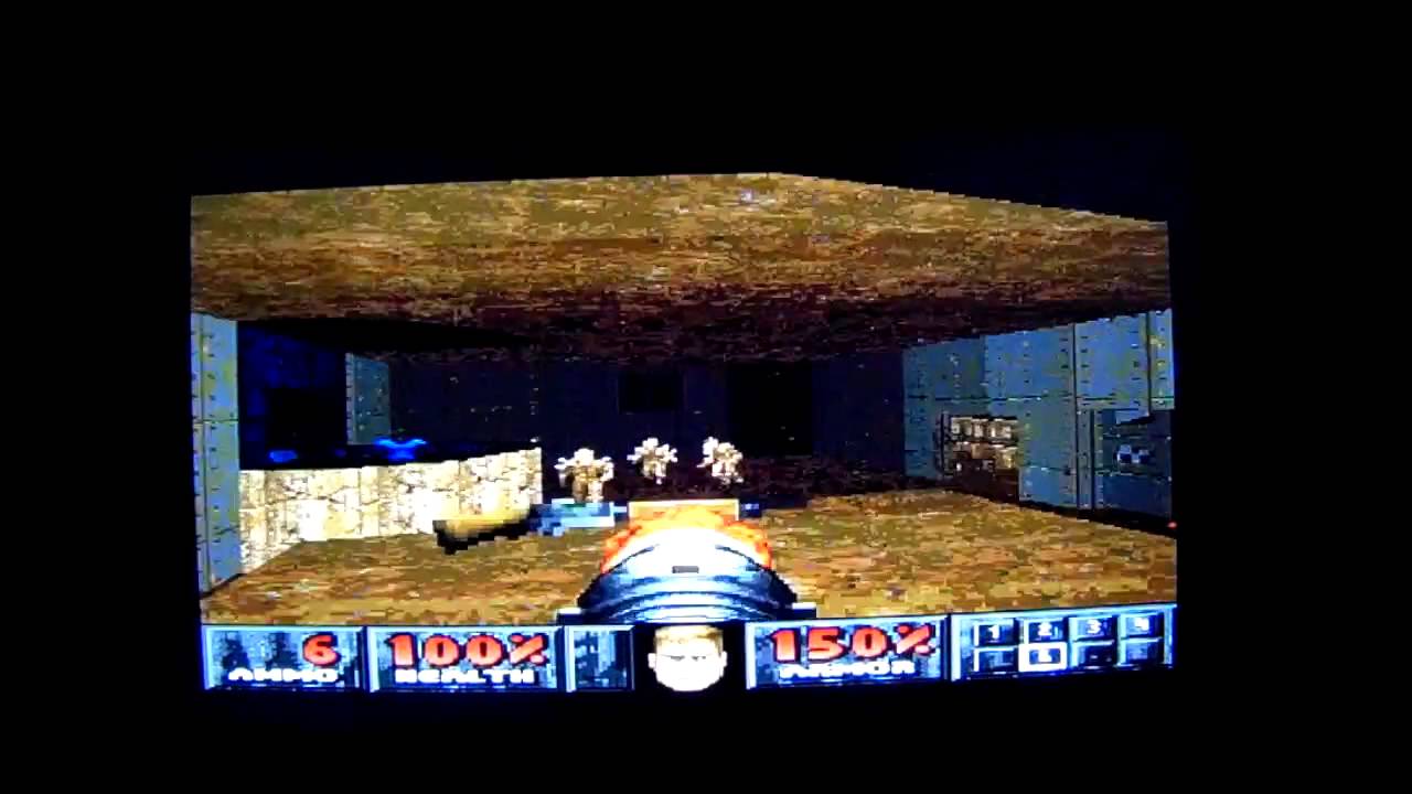Let's Play Doom PSX Episode 25 Nightmare Spectre and chain gun dudes ...