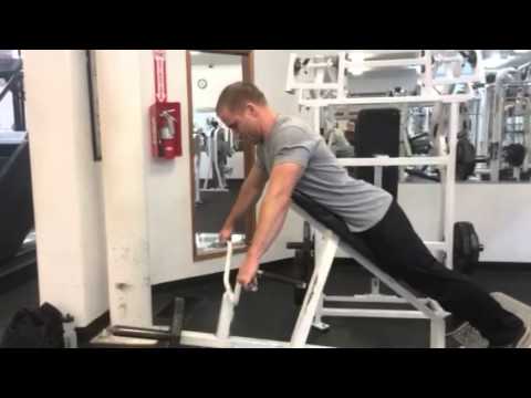 Chest supported t bar row - YouTube
