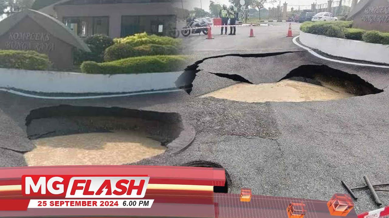 Lubang Benam Lagi! Kali Ini Di Laluan Kompleks Bunga Raya KLIA #MGFlash ...