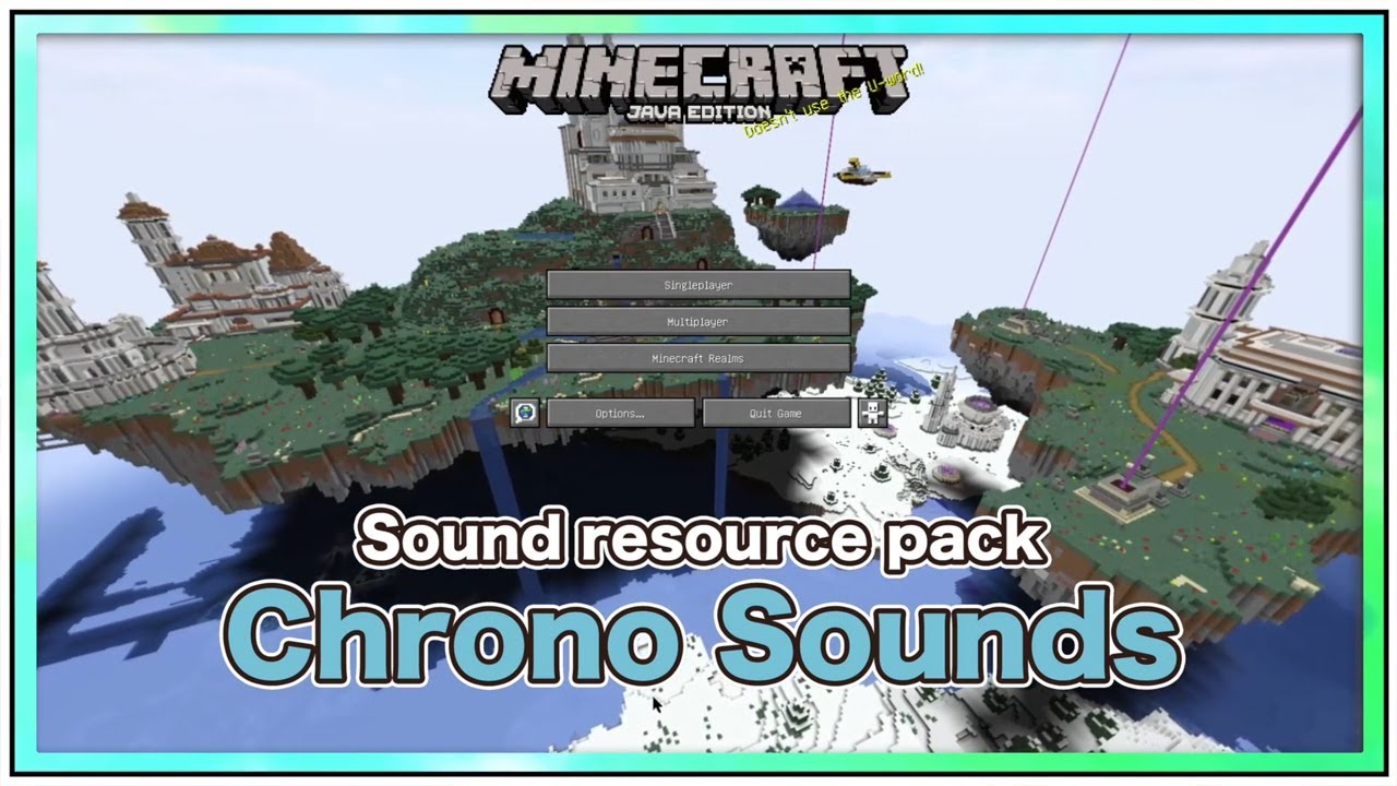 Minecraft sound resource pack "Chrono Sounds" ! - YouTube