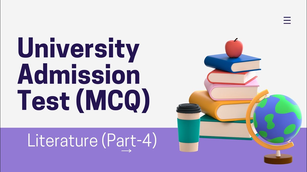 Questions-Answers of University Admission Test (MCQ), From English ...