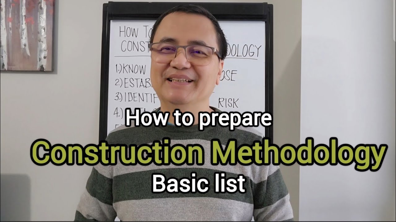 How to Prepare Construction Work Methodology - YouTube