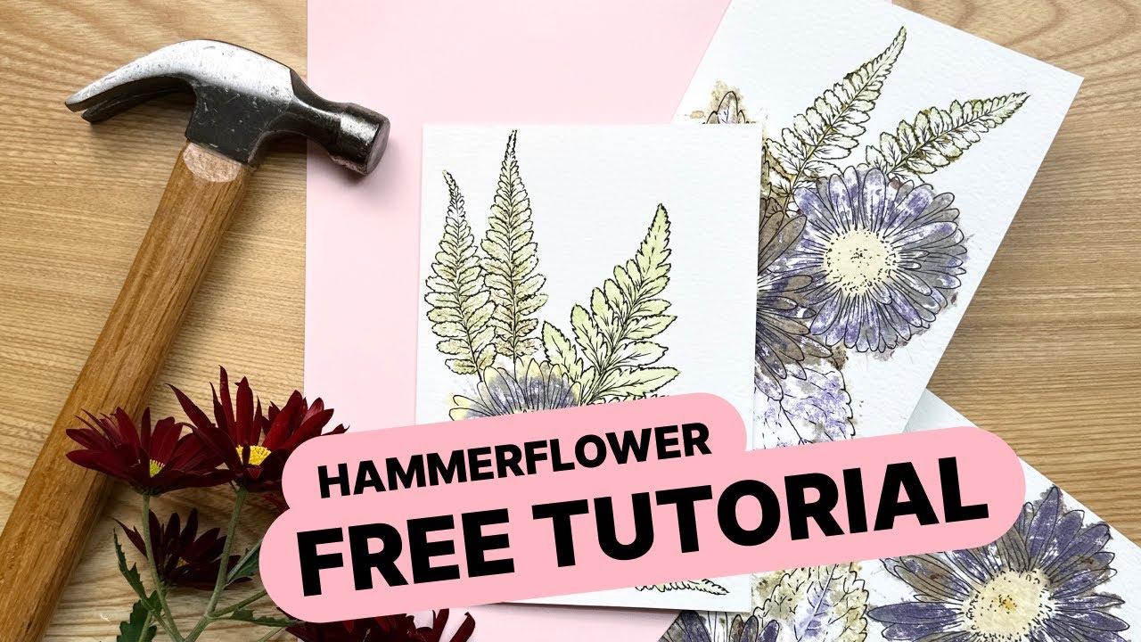 Flower hammering tutorial - YouTube