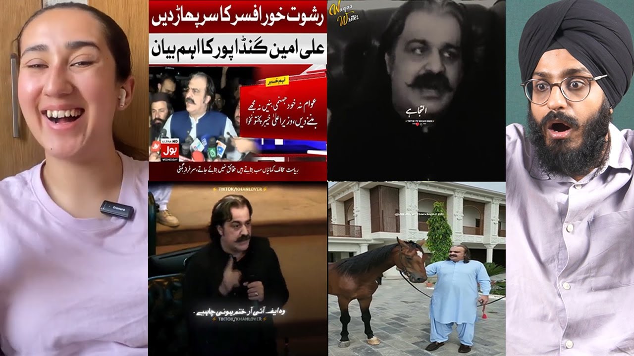 SHOCKING 😮 Indian Reaction to Ali Amin Gandapur Tiktoks | Raula Pao ...