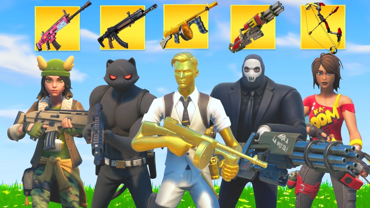 The Random OG MYTHIC BOSS Challenge In Fortnite - YouTube