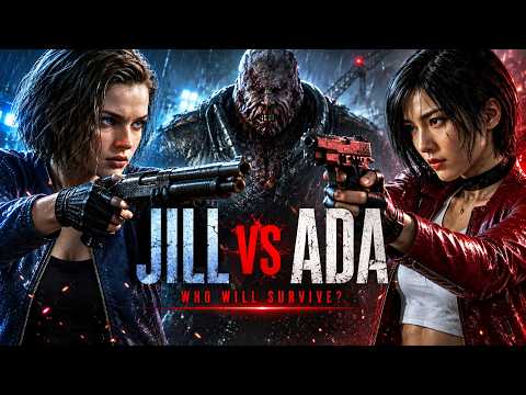 Jill Valentine vs Ada Wong - Resident Evil Live Action Short Film - AI Concept