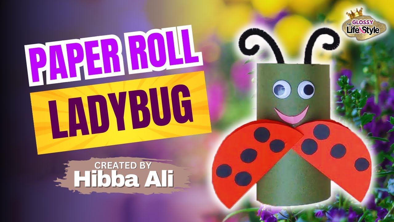 Paper Ladybug Craft | 3D Ladybug Craft | DIY Ladybug Craft | Paper Toys ...