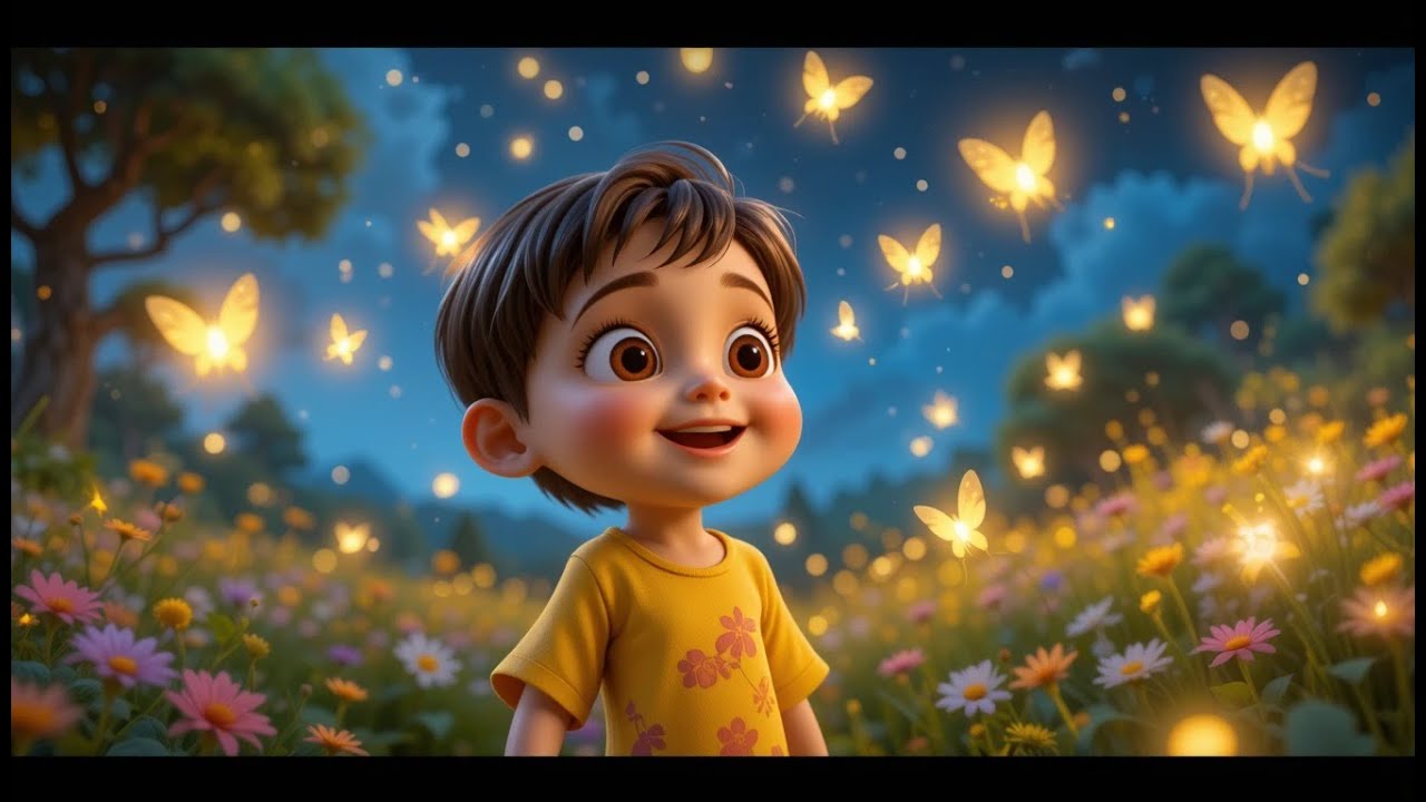 Let’s Chase the Firefly and Count the Stars Rhyme Song | Popular ...